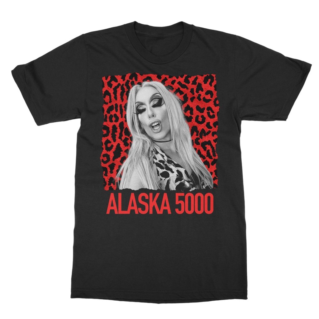 Alaska 5000 - Leopard Rouge T-Shirt – dragqueenmerch