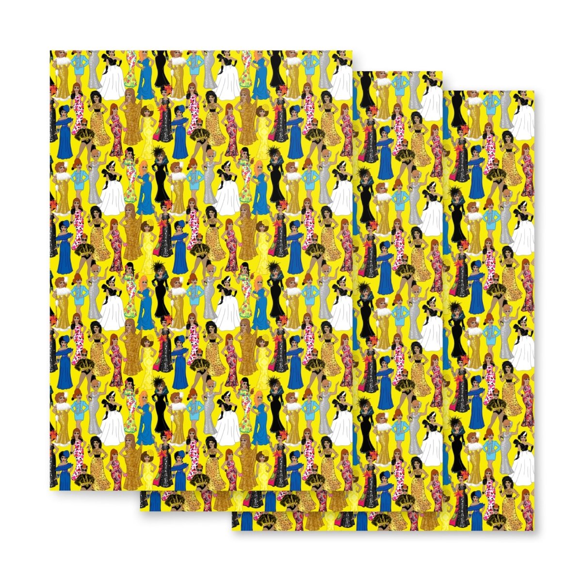 Bianca Del Rio - Collage Wrapping paper sheets – dragqueenmerch