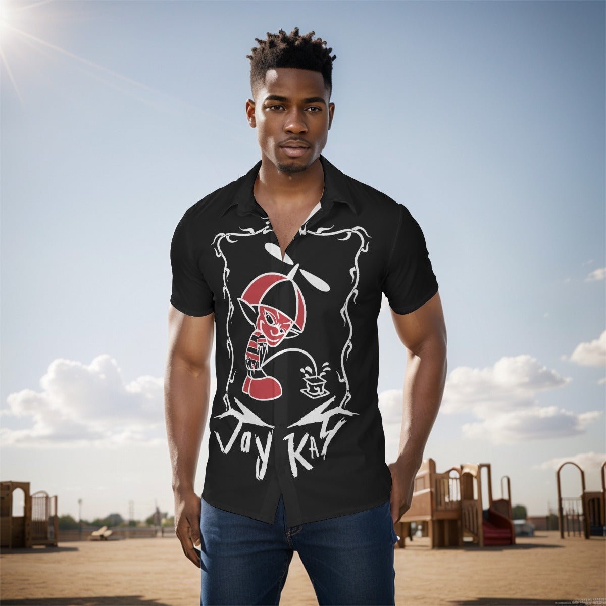 Jay Kay - Pissy Button Down Shirt – dragqueenmerch