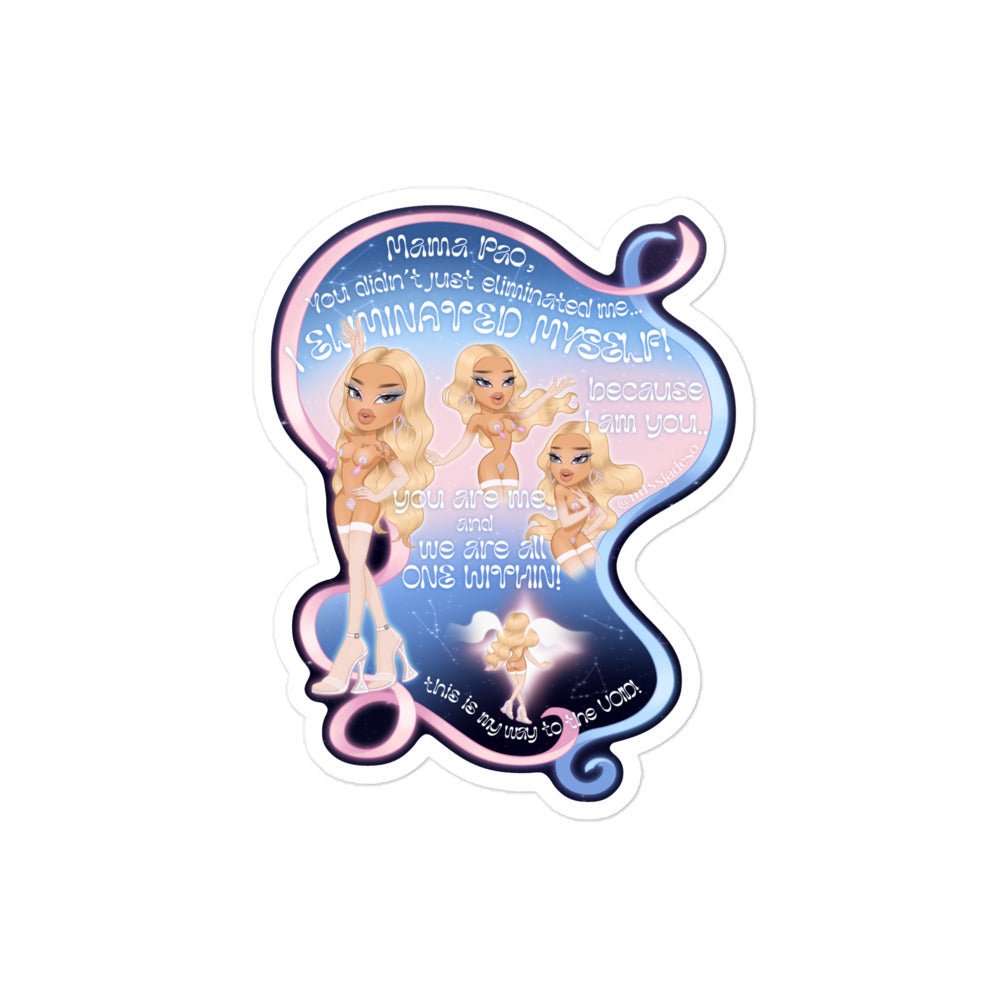 M1SS Jade So - Finale Lip Sync Die Cut Sticker – dragqueenmerch